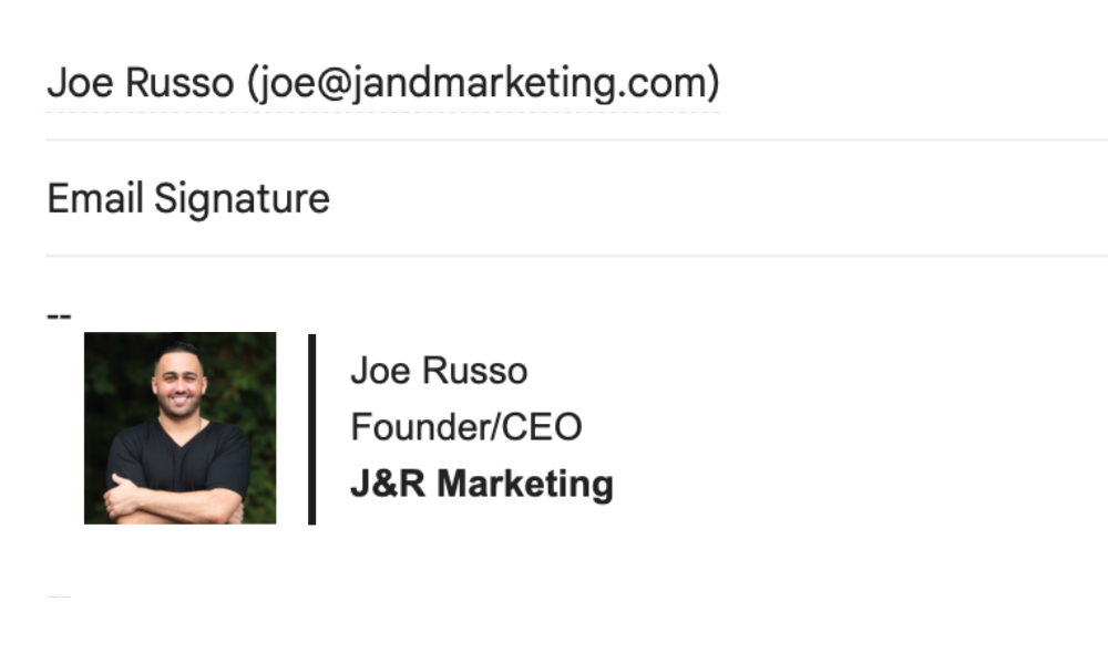 Creating Email Signatures | A Complete Guide | J&R Marketing