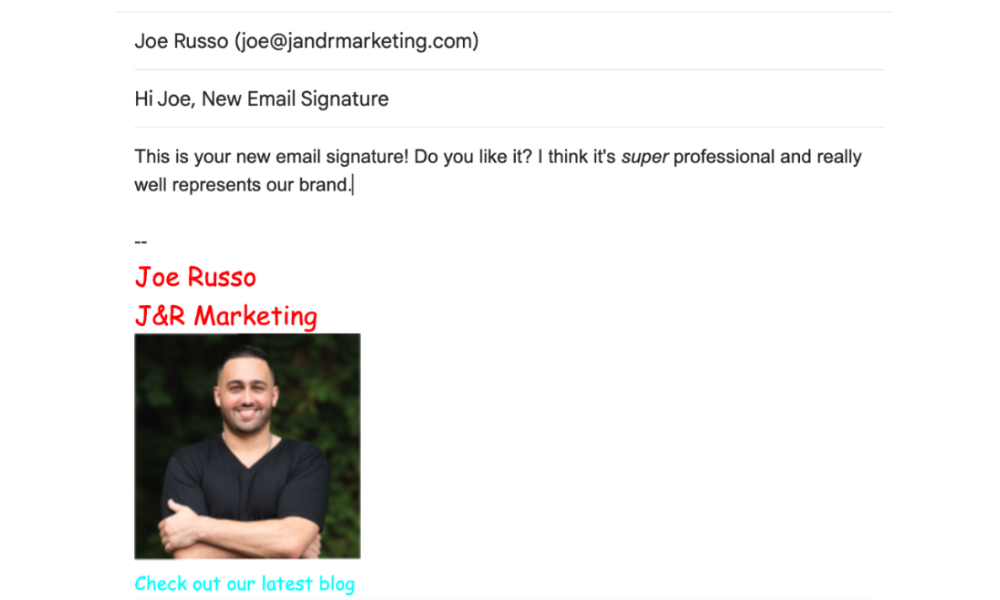 Creating Email Signatures | A Complete Guide | J&R Marketing